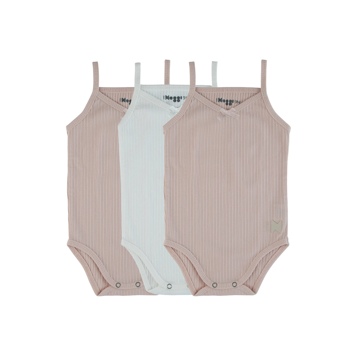 Ribbed Mauve + White (Three Pack) – HoneyBug