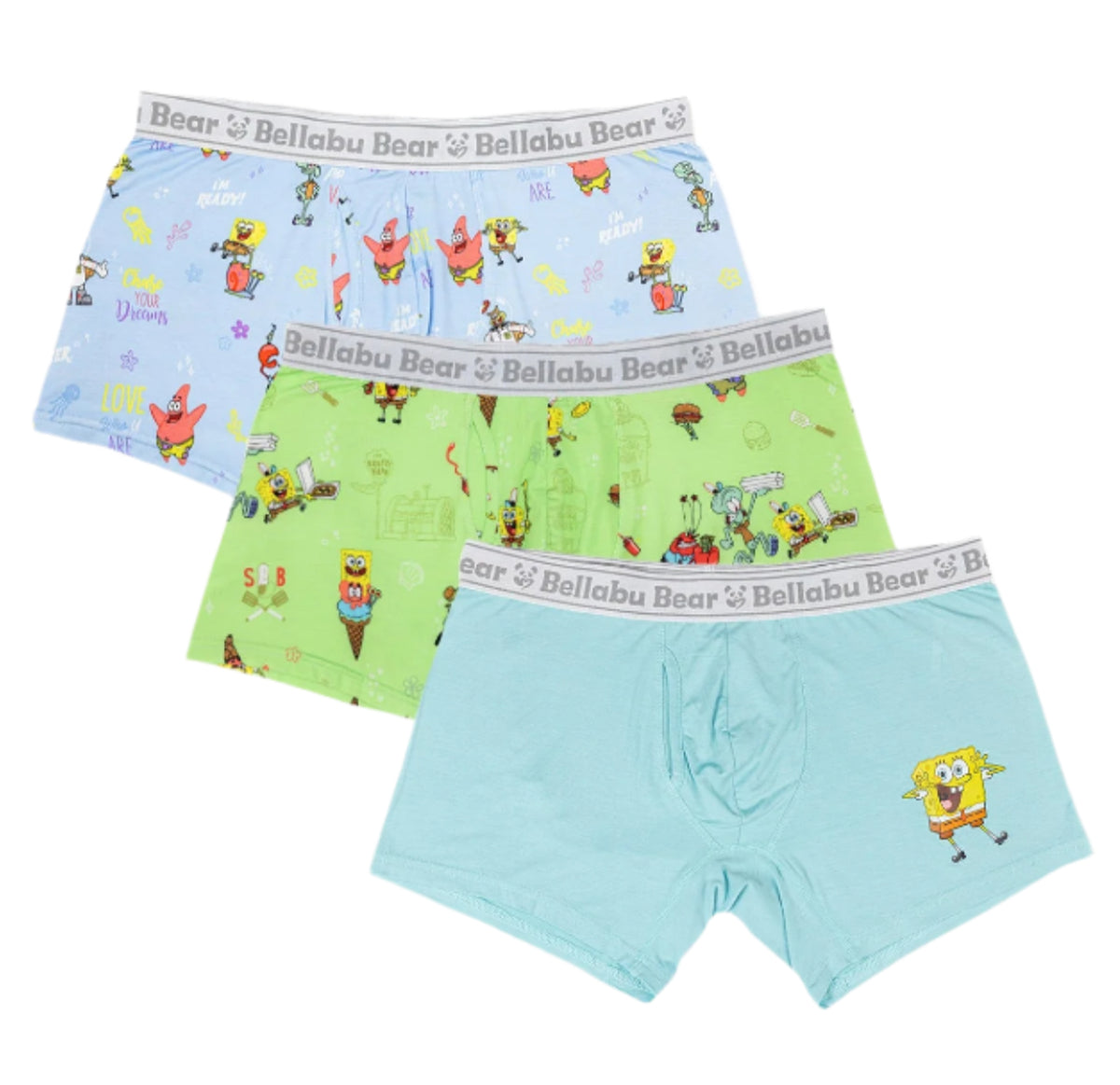 SpongeBob SquarePants Bamboo Boy's Boxer Brief 3-Pack – HoneyBug