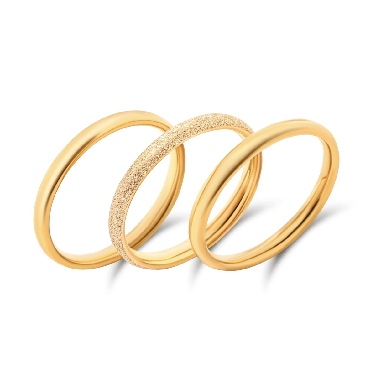 Micah Triple Ring Set – HoneyBug