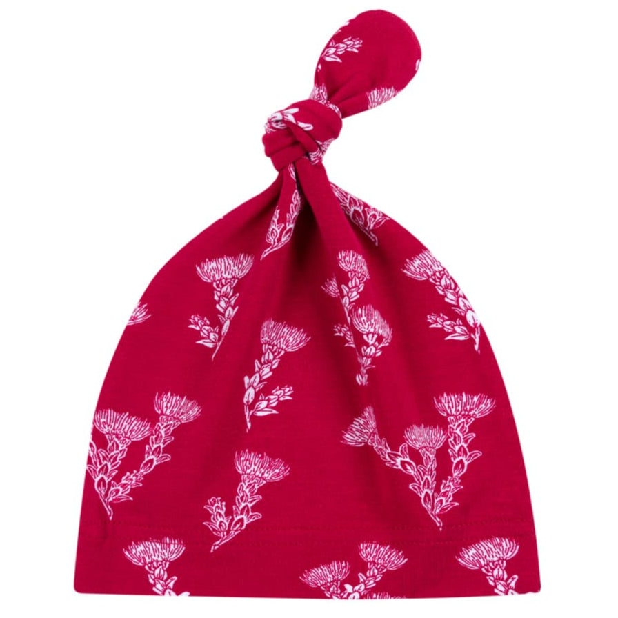 ʻŌhiʻa Lehua Bamboo Knotted Hat – HoneyBug