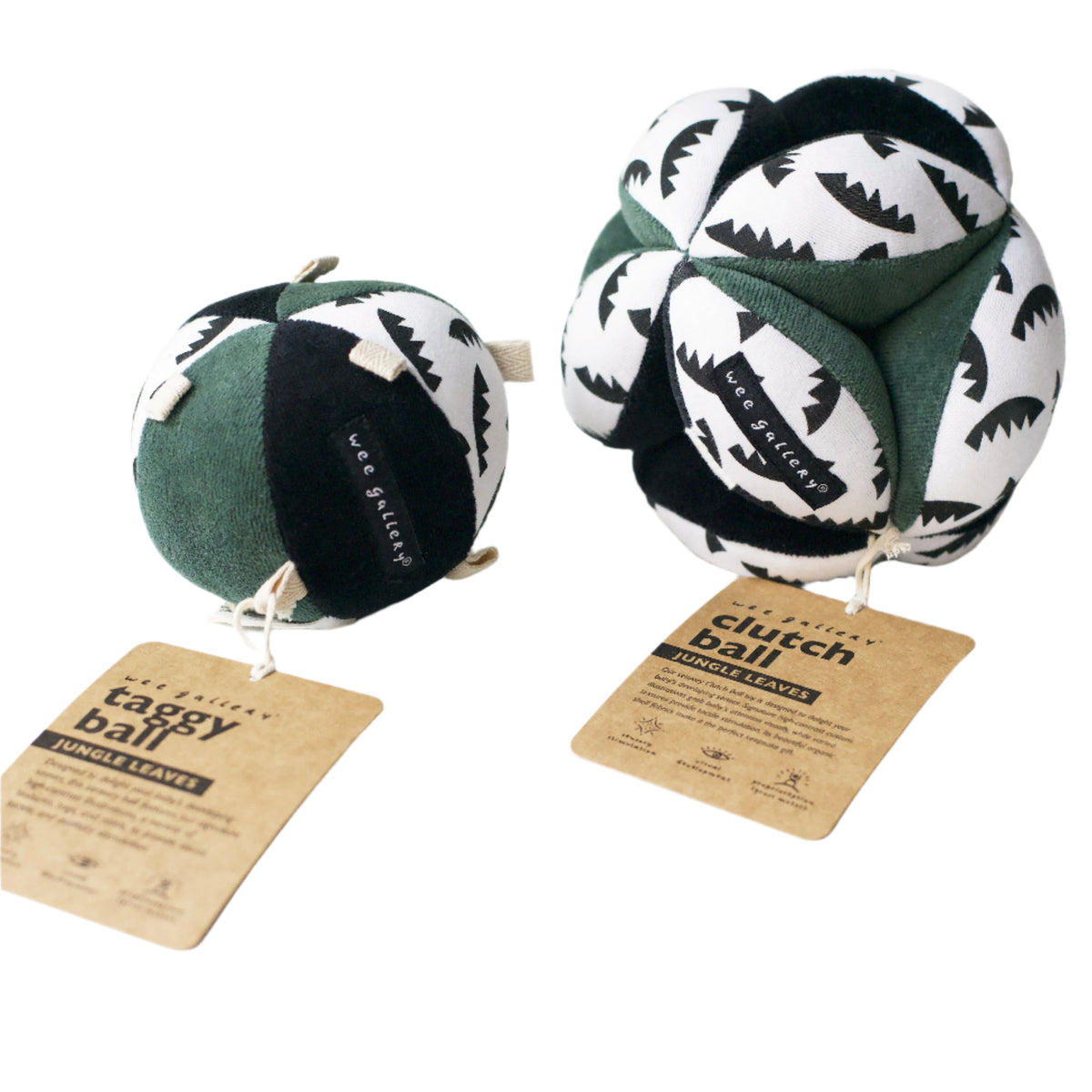 Jungle Leaves Clutch and Taggy Ball Bundle – HoneyBug