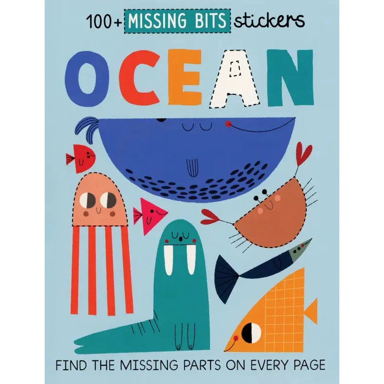 Missing Bits Stickers - Ocean - HoneyBug