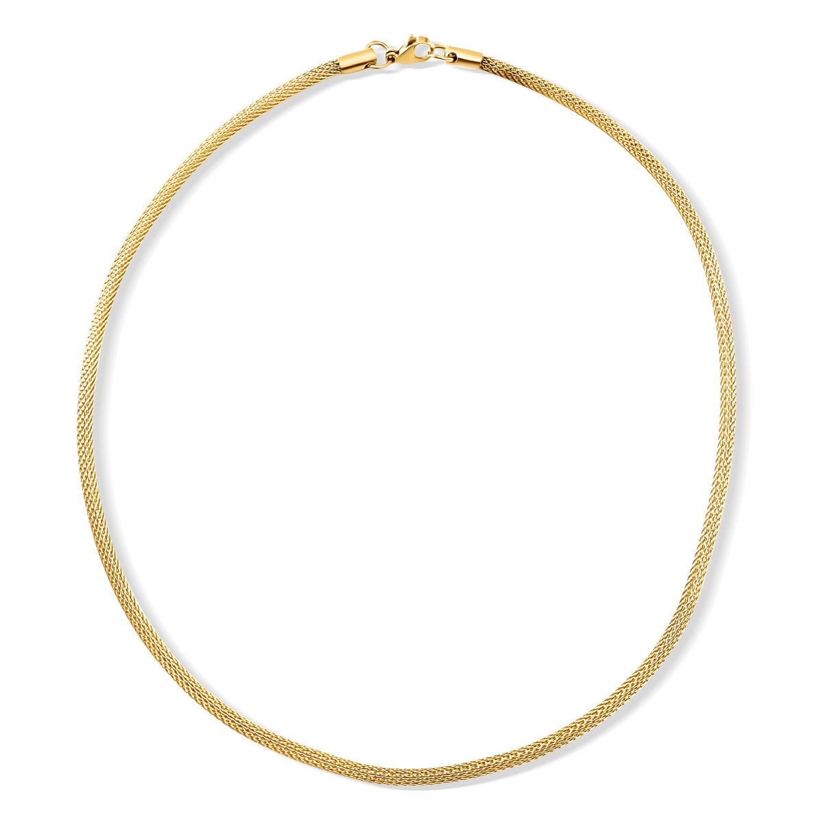Bowie Round Mesh Chain Necklace – HoneyBug