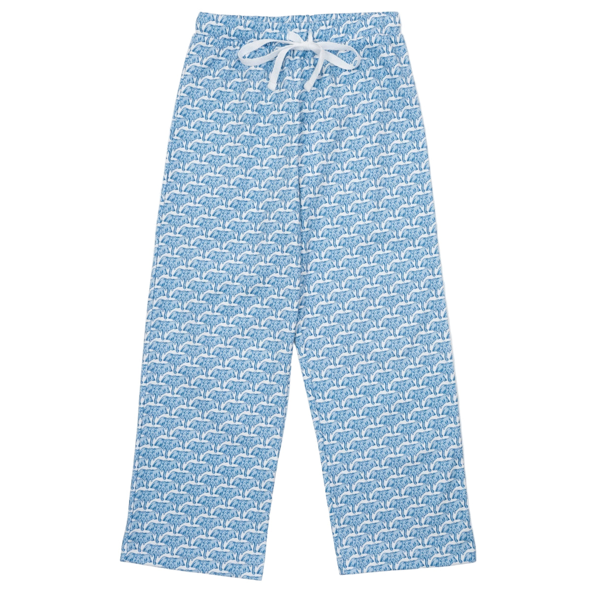 Beckett Boys' Hangout Pant - African Elephants Blue – HoneyBug