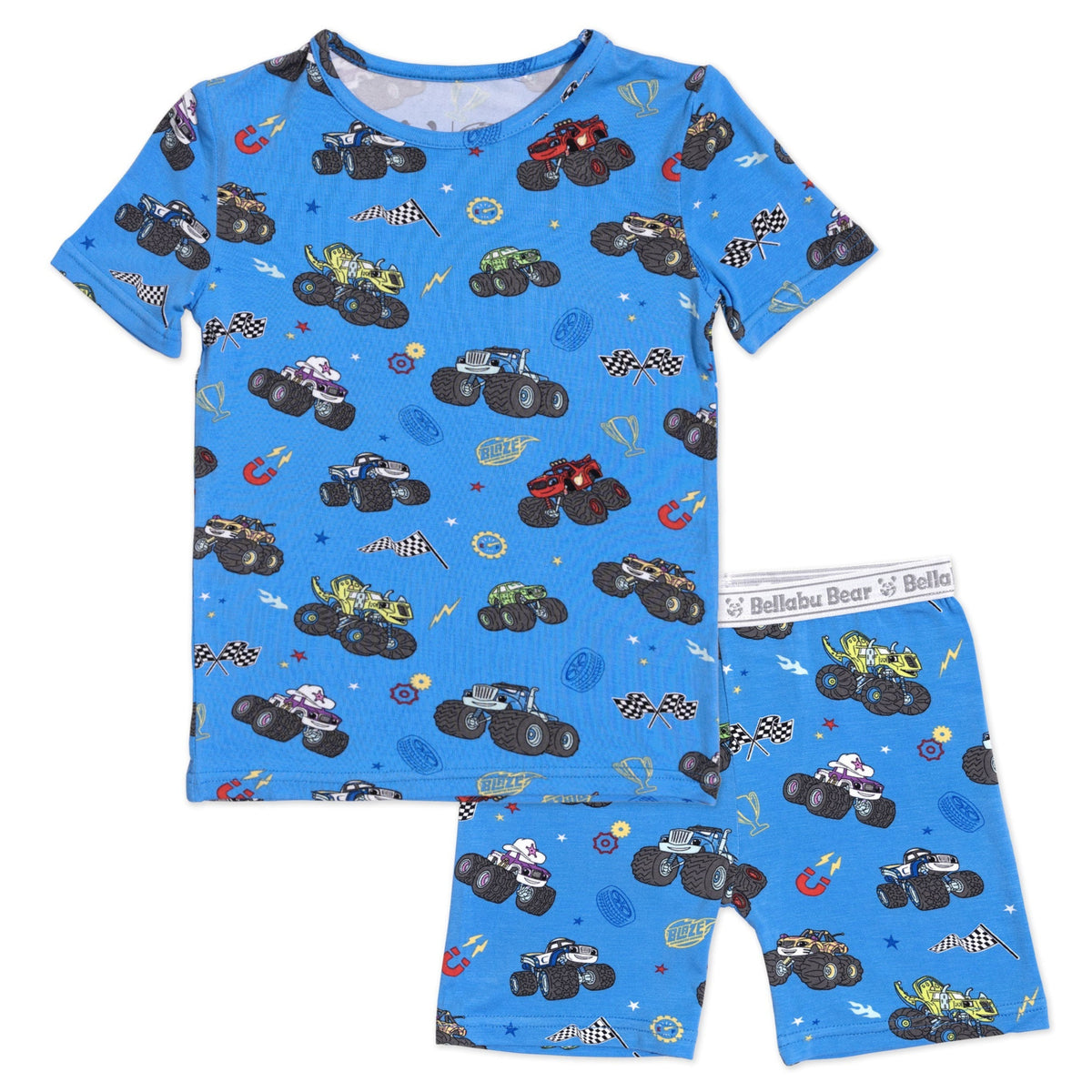 Blaze and the Monster Machines Bamboo Kids Pajama Short Set – HoneyBug