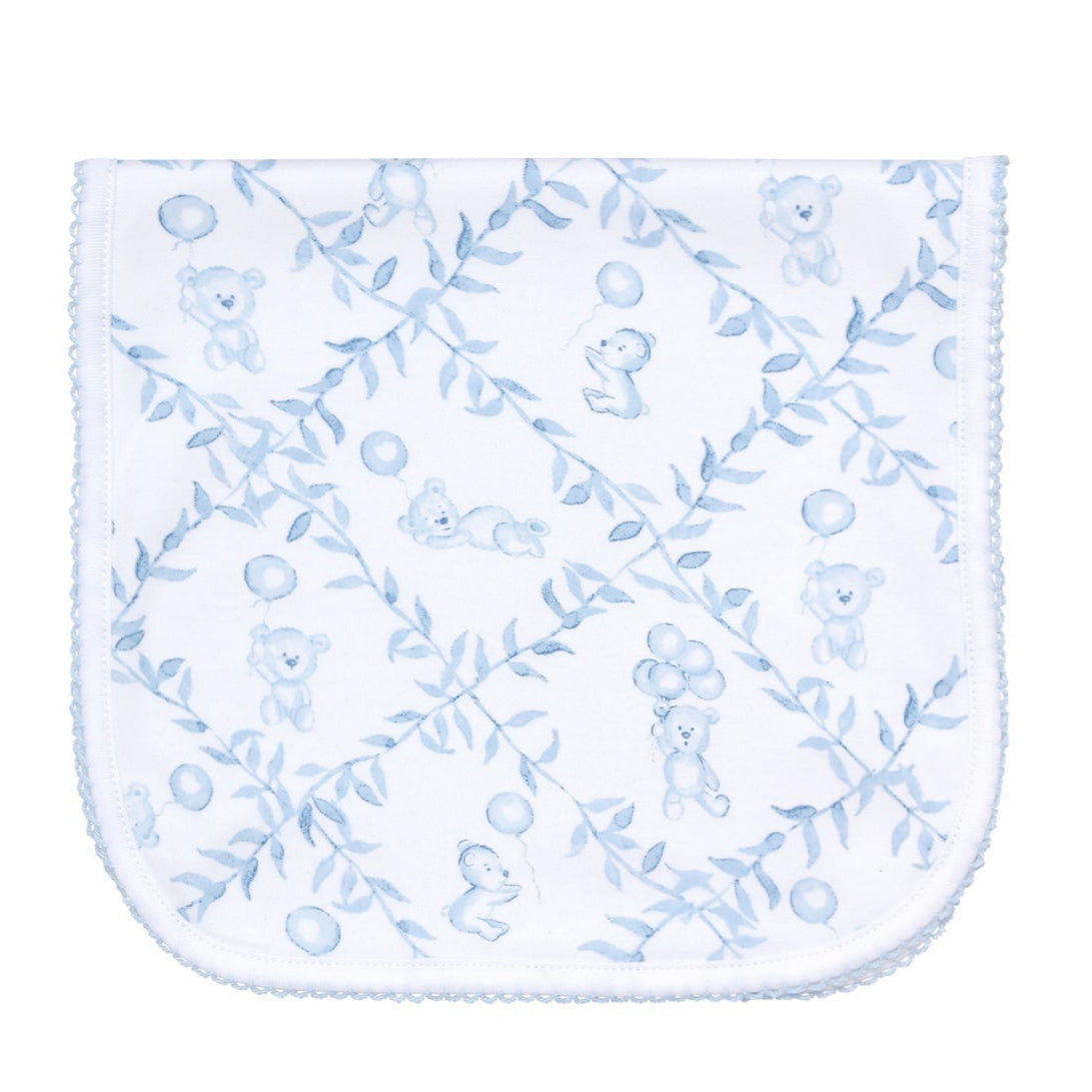 Blue Bears Trellace Burp Cloth – HoneyBug