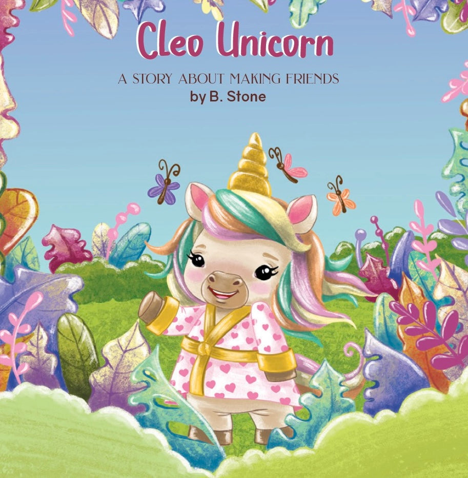 Cleo Unicorn Board Book – HoneyBug