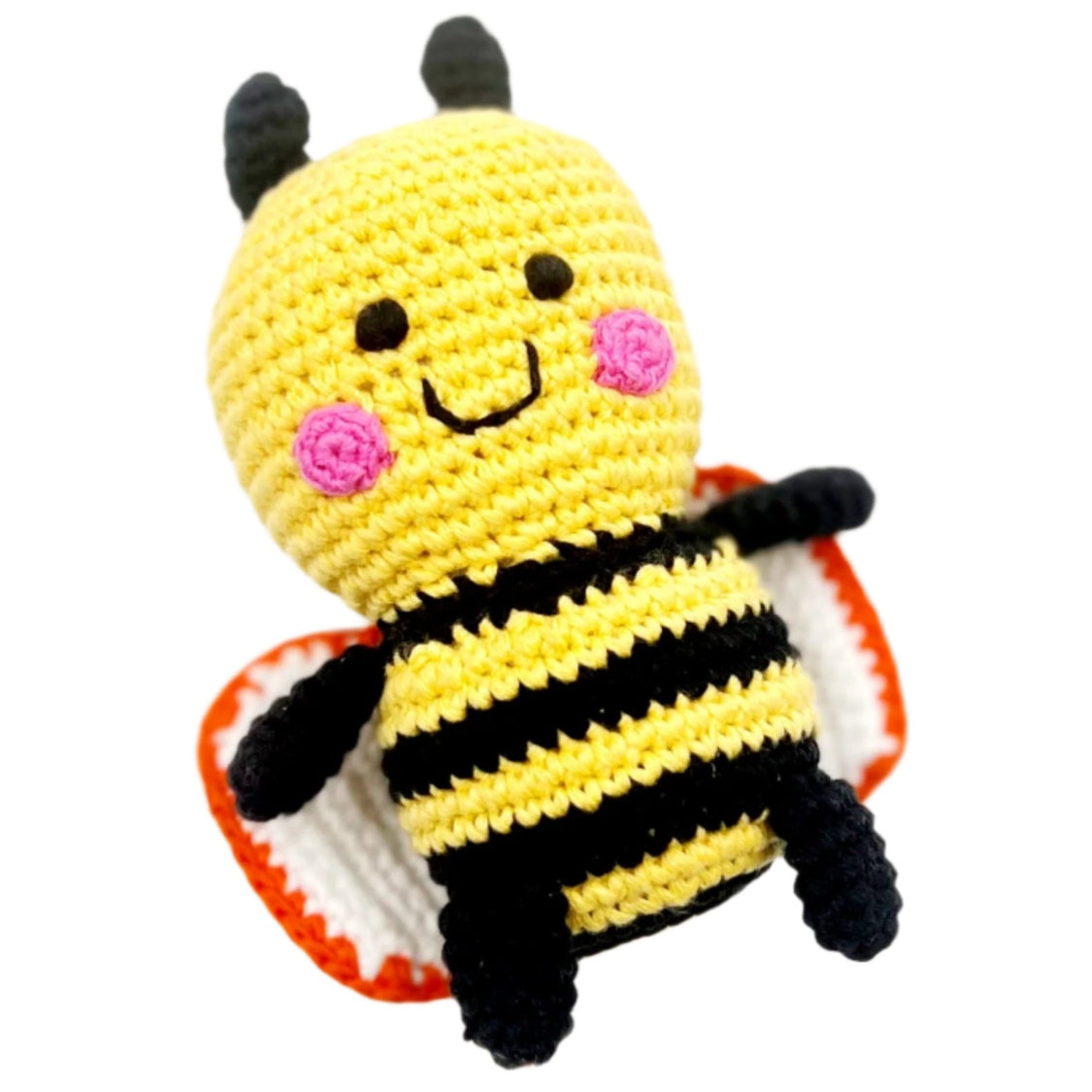 Friendly Bumble Bee Rattle – HoneyBug