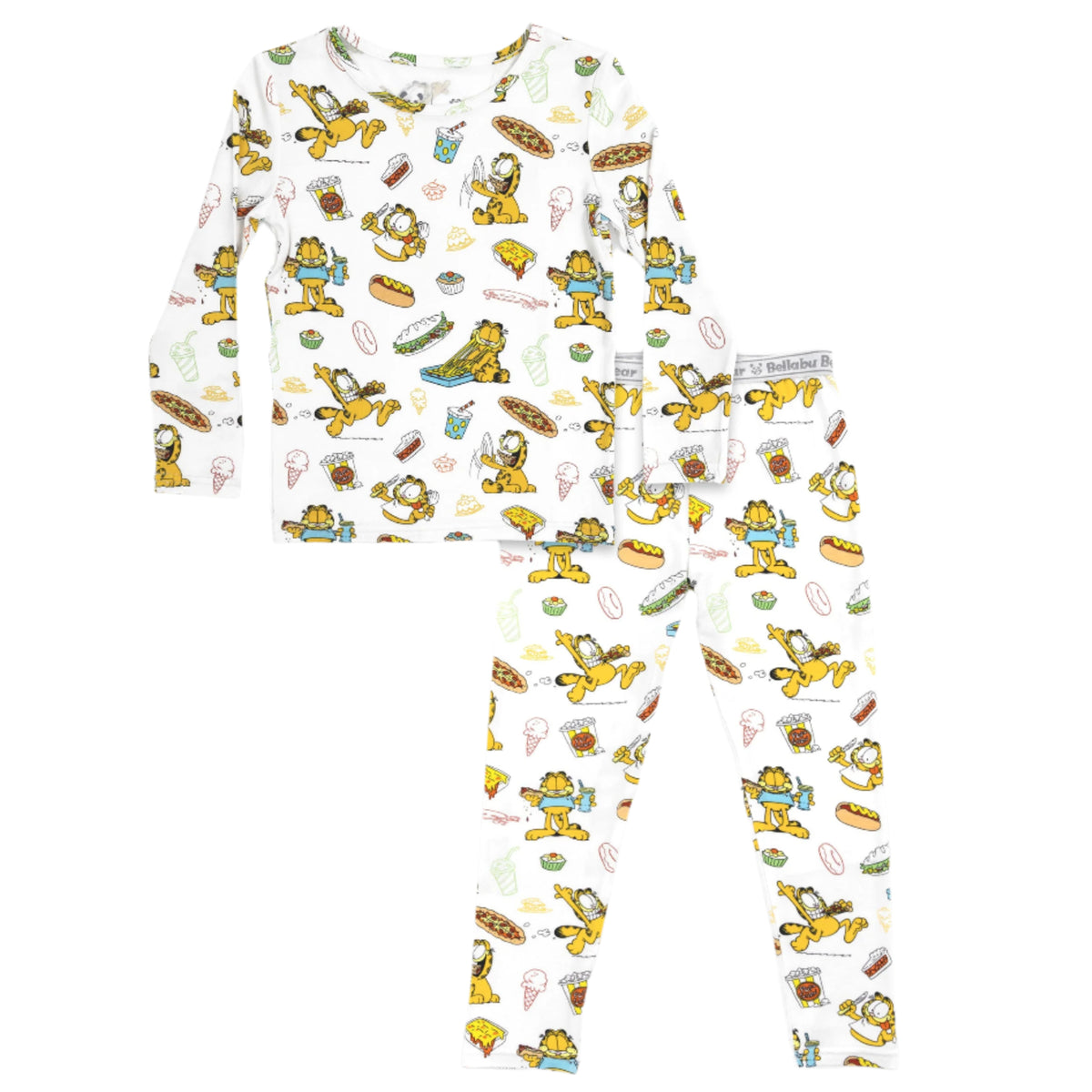 Garfield: Snack Attack Bamboo Kids Pajamas – HoneyBug