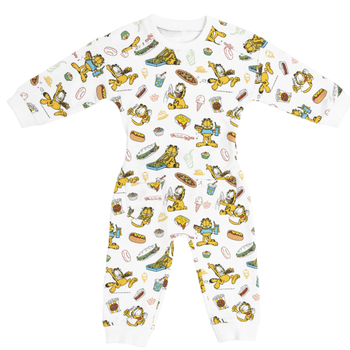 Garfield: Snack Attack Bamboo Terry Daywear Romper – HoneyBug