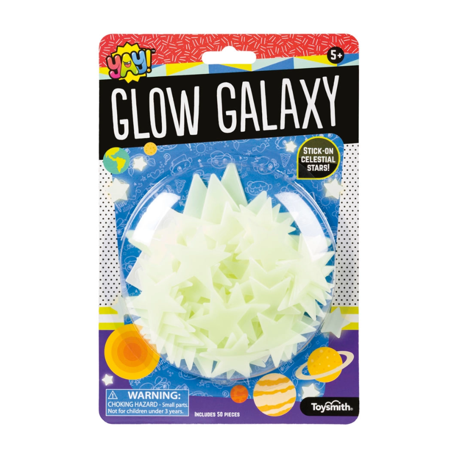 Glow Galaxy Stars Sticker Set - HoneyBug