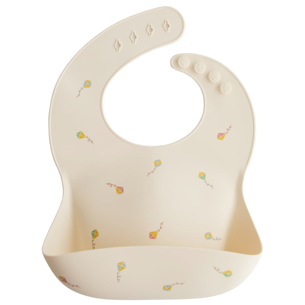 Silicone Baby Bib - Kites – HoneyBug
