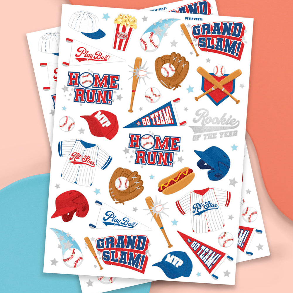 Home Run Tats - 25 temporary tattoos – HoneyBug