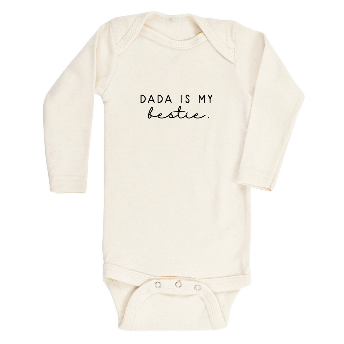 Dada is My Bestie - Long Sleeve Organic Bodysuit – HoneyBug