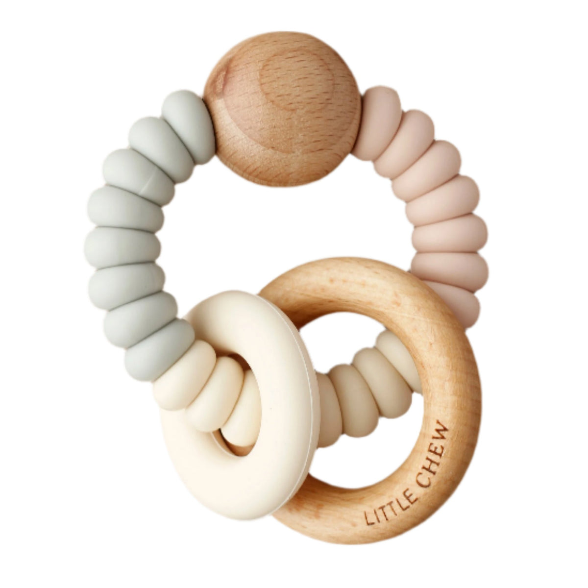 Rattle Teether - Dany | Blush – HoneyBug