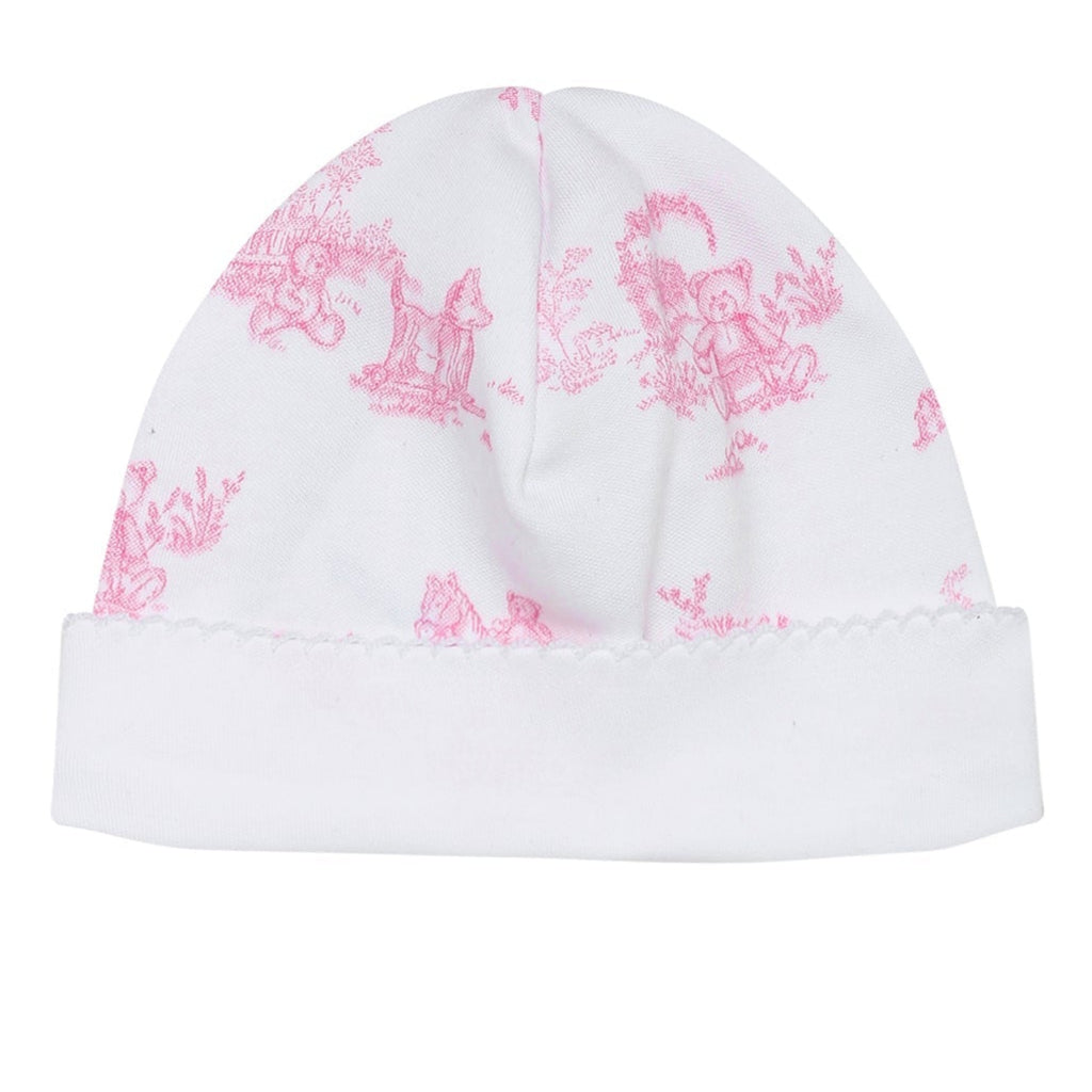 Pink Toile Hat – HoneyBug