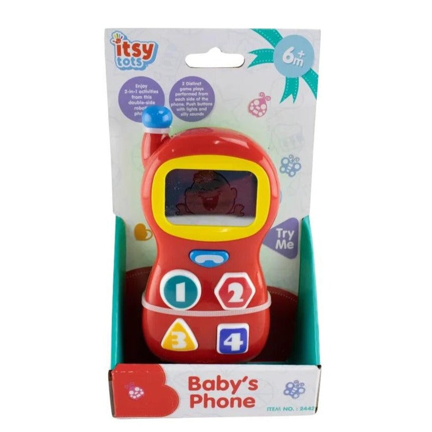 Itsy Tots Battery Operated Baby Phone - HoneyBug