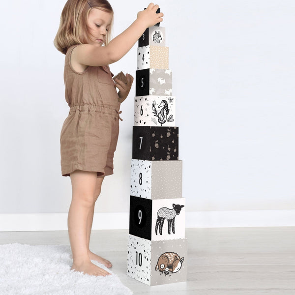 Nesting Blocks - Baby Animals - HoneyBug