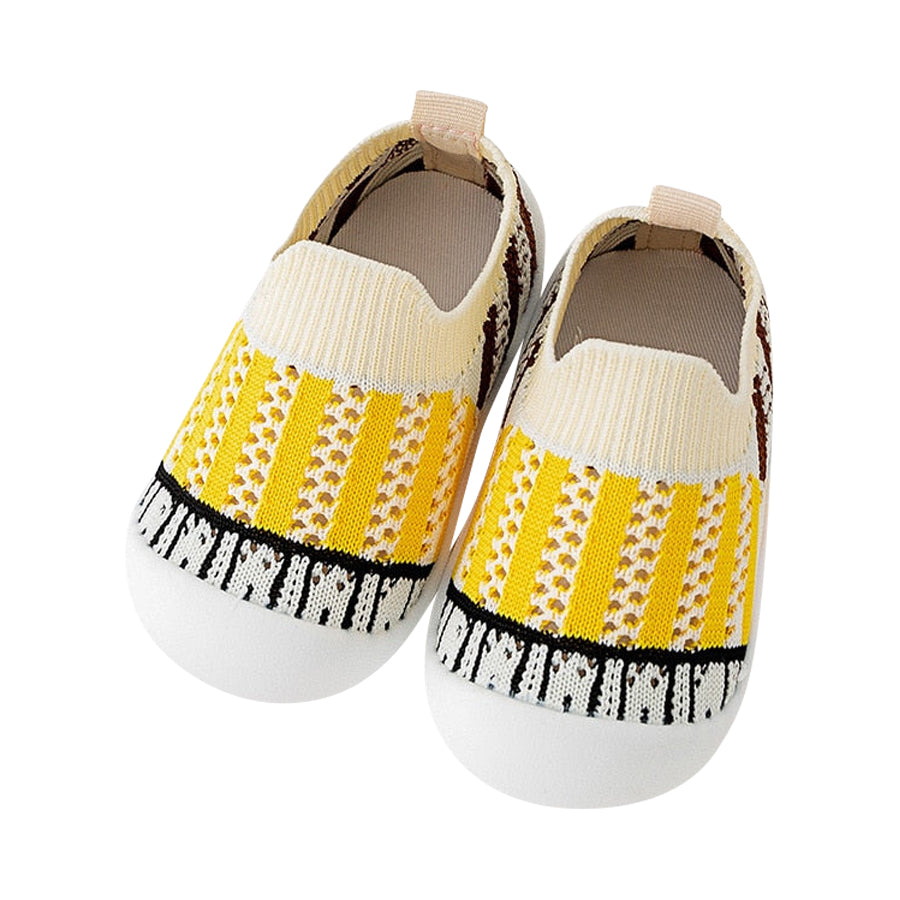 Baby First Walkers - Yellow Strips – HoneyBug