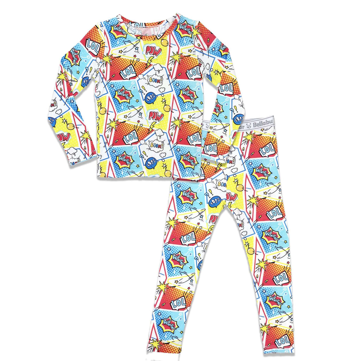 Comic Hero Bamboo Kids Pajamas – HoneyBug