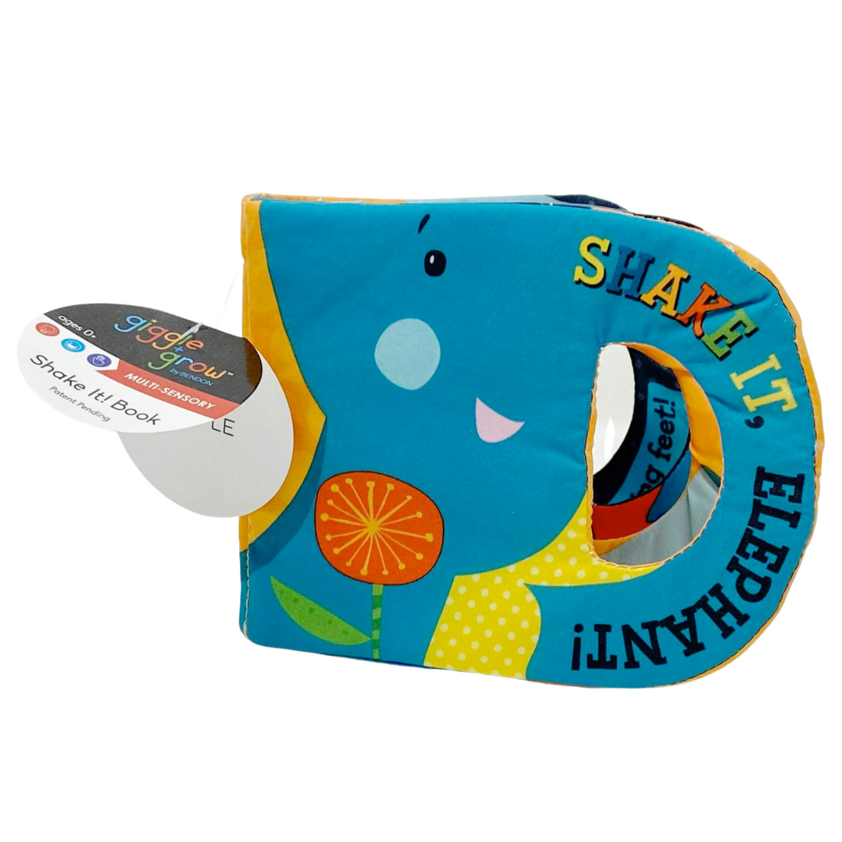 Giggle & Grow Shake It Book Elephant – HoneyBug