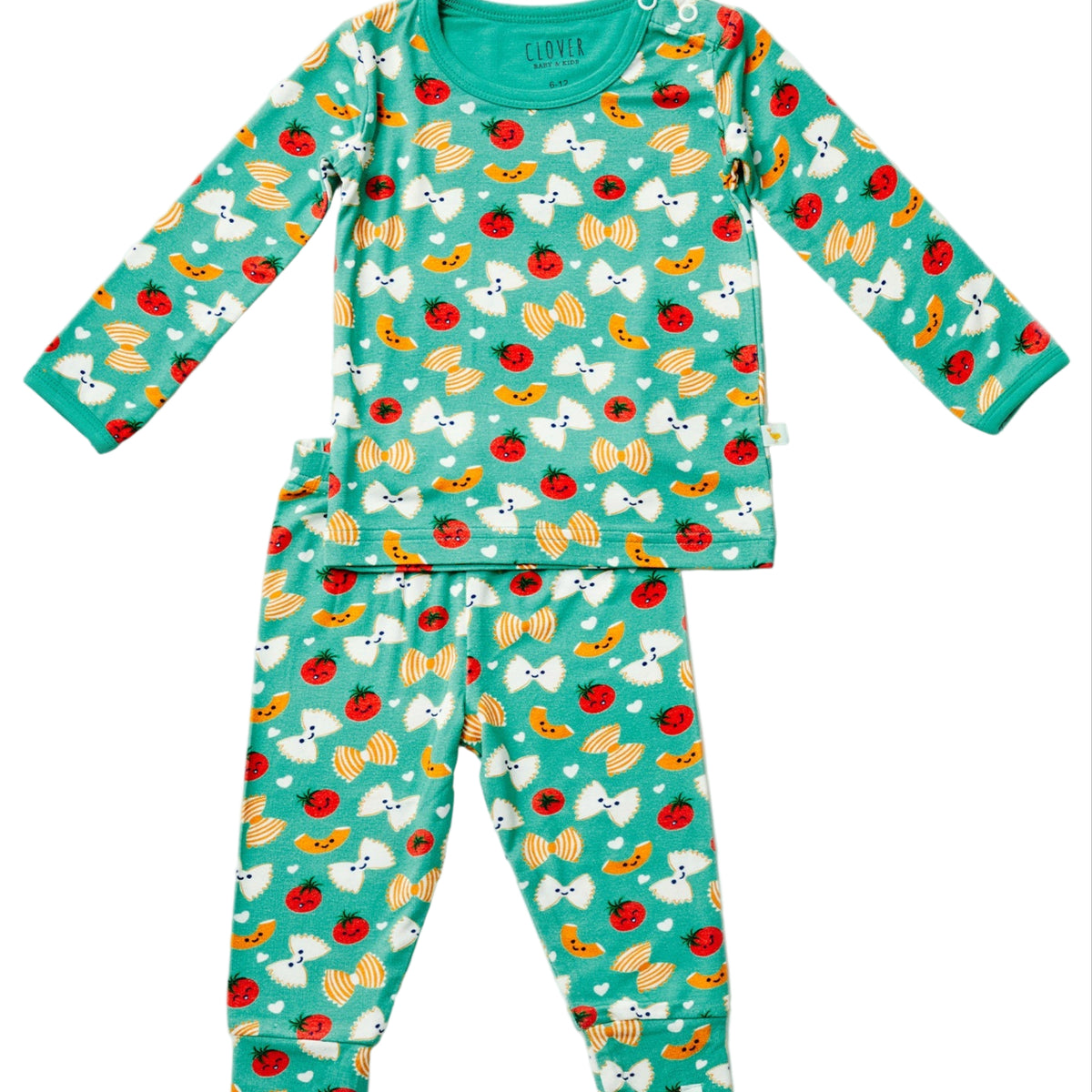 Long Sleeve Pajama Set - Pasta Night – HoneyBug