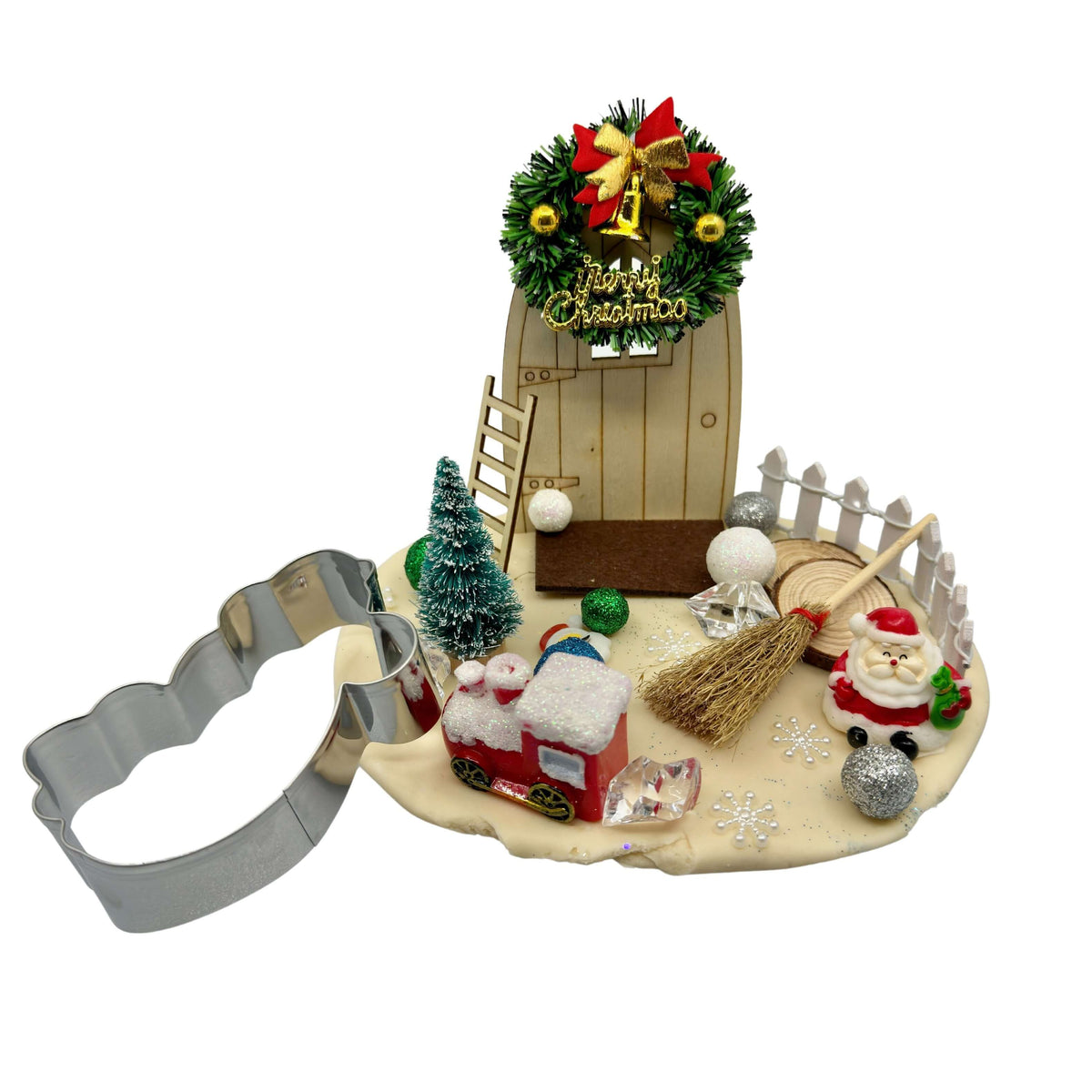 Santa's Cabin, Playdough Kit – HoneyBug