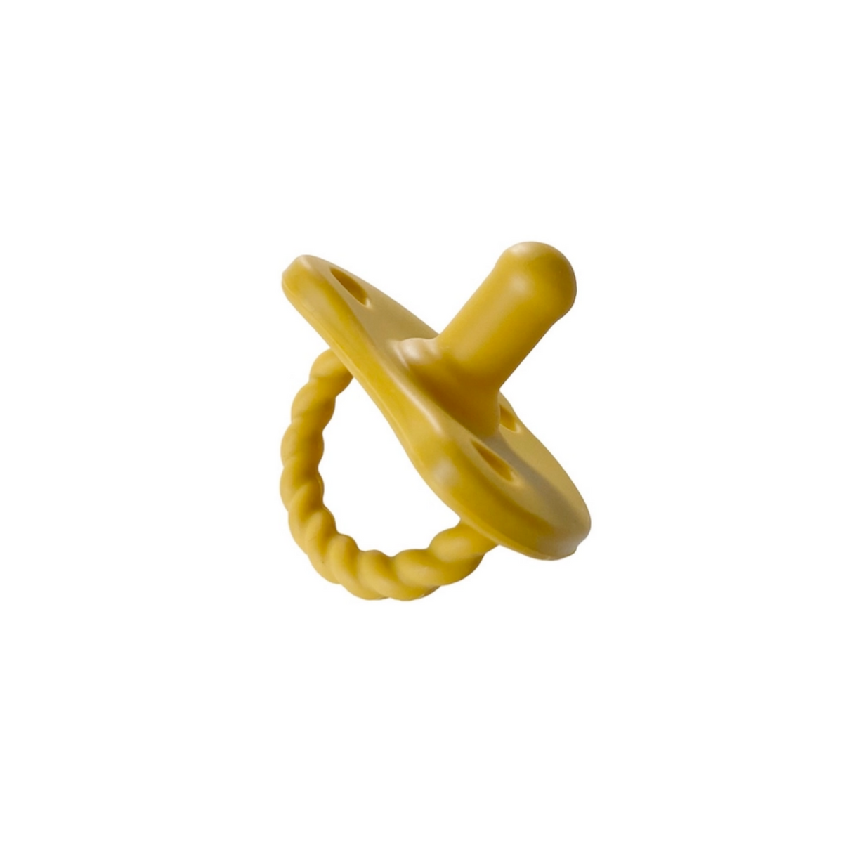 Three Hearts Yellow Pacifier – HoneyBug