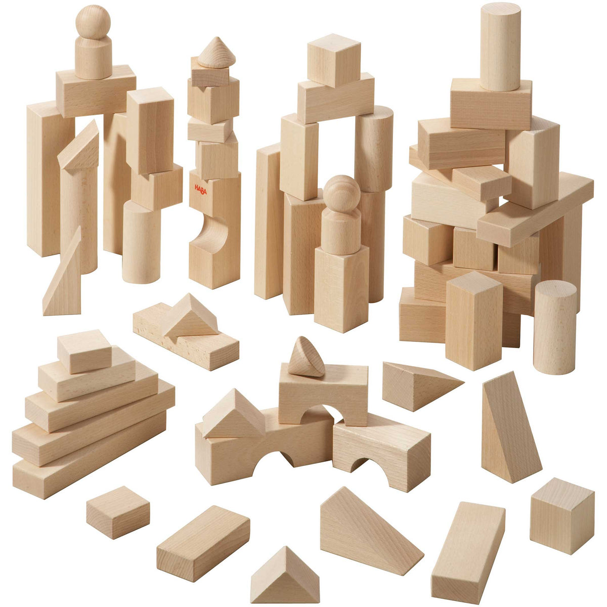 Basic Building Blocks: 60 Piece Large Starter Set – HoneyBug